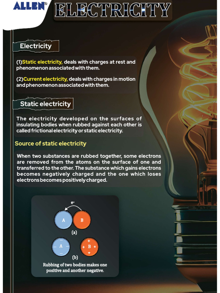 Electricity Key Point | PDF
