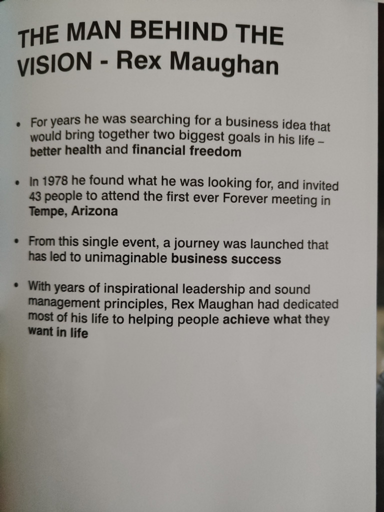 Man Behind The Vision | PDF