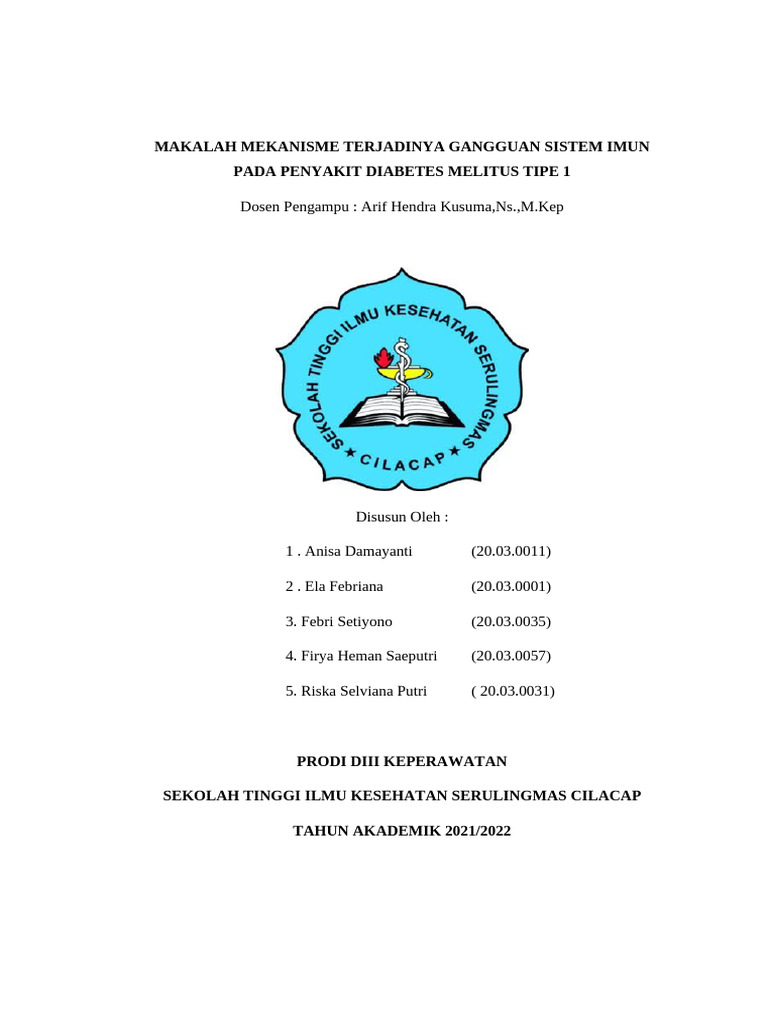 Makalah Gangguan Imun DM 1 | PDF