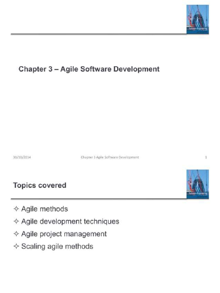 Ch3 Agile SW Dev | PDF