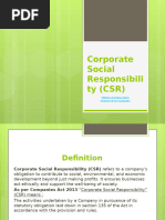 CSR Accounting Treatment Guide | PDF | Expense | Income Statement