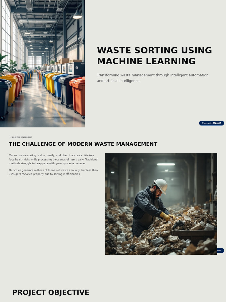 AI-Powered Waste Sorting Automation | PDF | Recycling | Waste