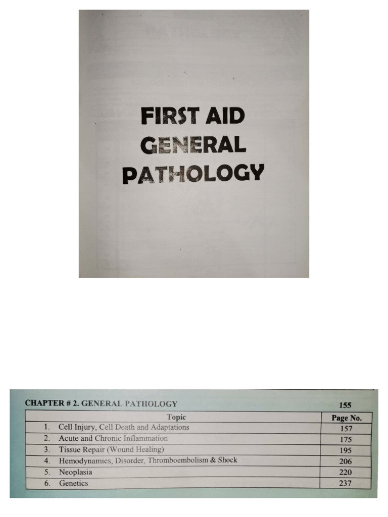 General Patho First Aid | PDF