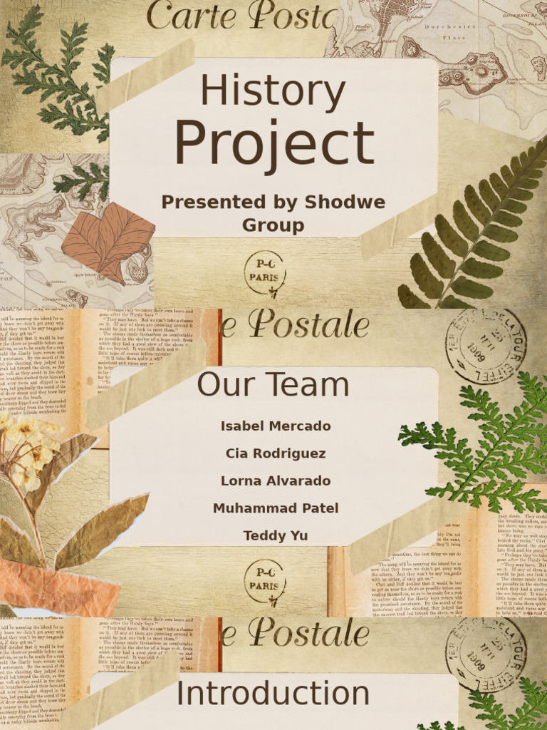 Brown and Beige Vintage Aesthetic History Project Presentation ...