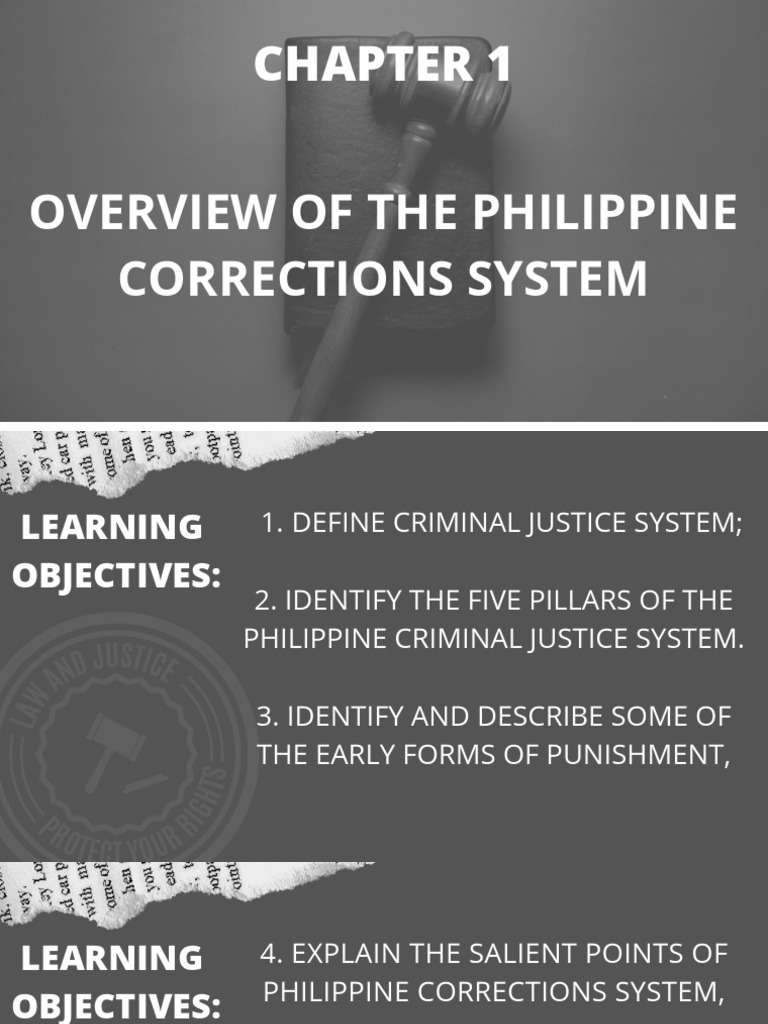 Philippine Corrections System Overview | PDF | Prosecutor | Prison