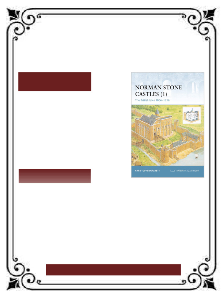 Norman Stone Castles 1 The British Isles 1066 1216 Christopher Gravett ...