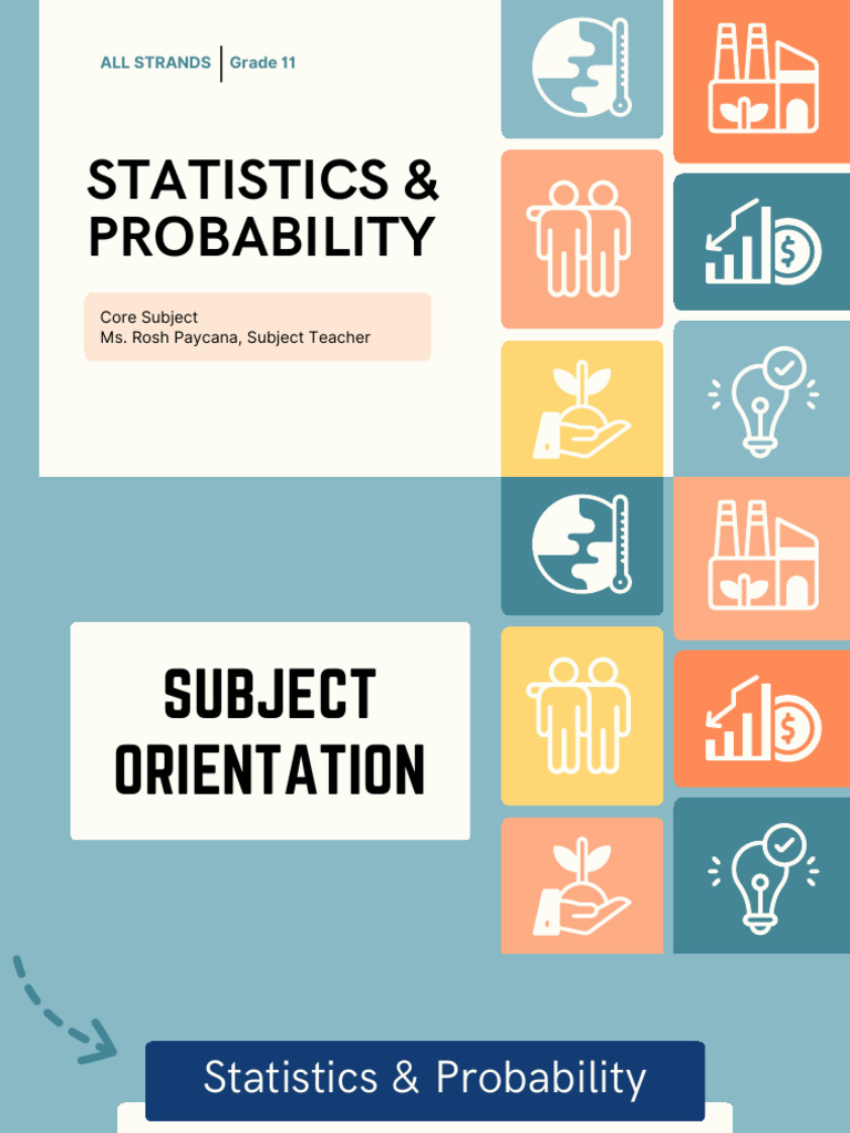 Statistics-probability 2nd-Sem q3 Orientation | PDF | Probability ...