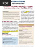 ANMC Guidelines for Adult CAP Treatment | PDF | Pneumonia | Medical ...