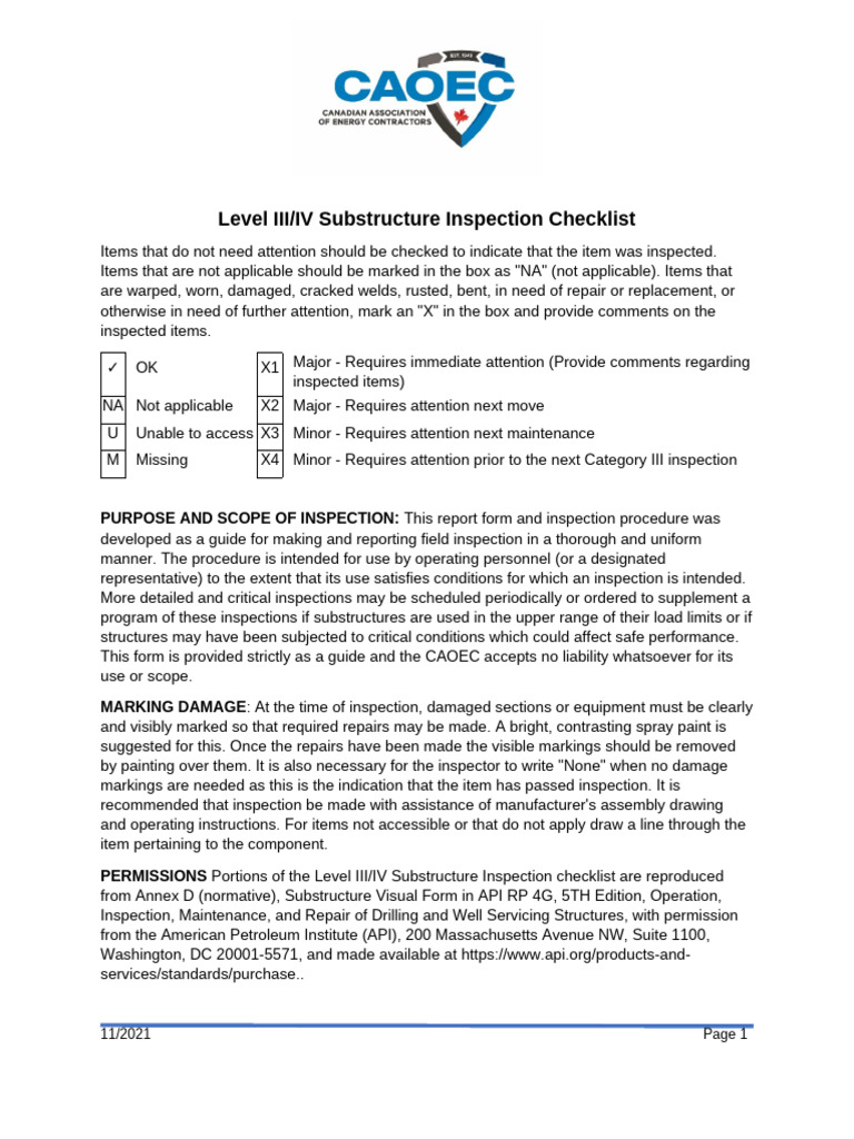 Level III/IV Substructure Inspection Guide | PDF