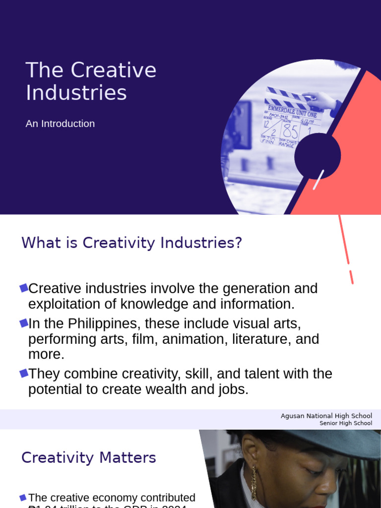 Overview of Philippine Creative Industries | PDF | Economies | The Arts