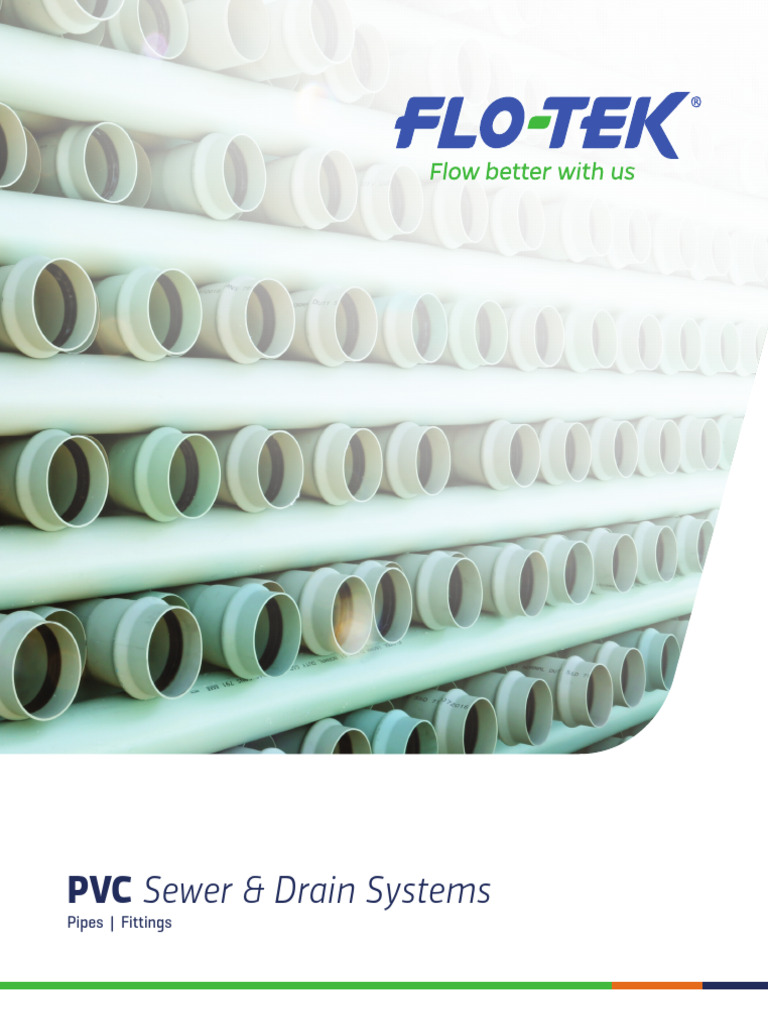 Flo Tek PVC Sewer Brochure | PDF | Pipe (Fluid Conveyance) | Young's ...
