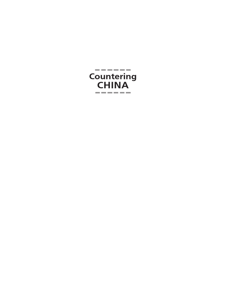 Edward Ashbee - Countering China_ US Responses to the Belt and Road ...