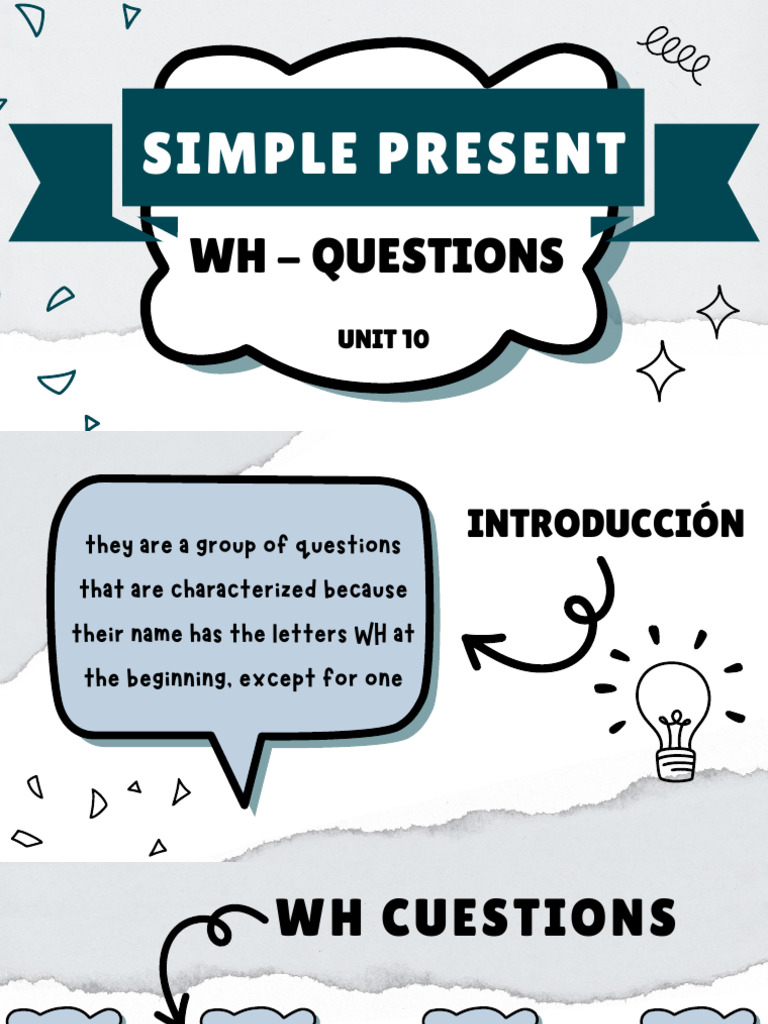 WH Questions in Simple Present | PDF