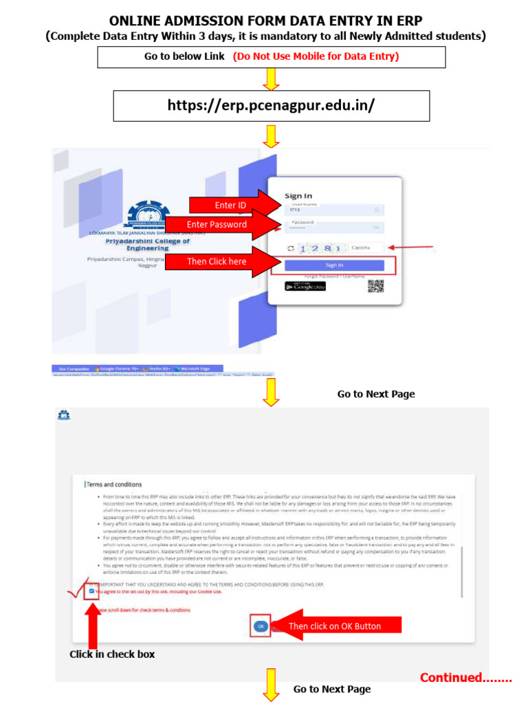 Online Admission Form Data Entry in ERP_240830_131213 | PDF