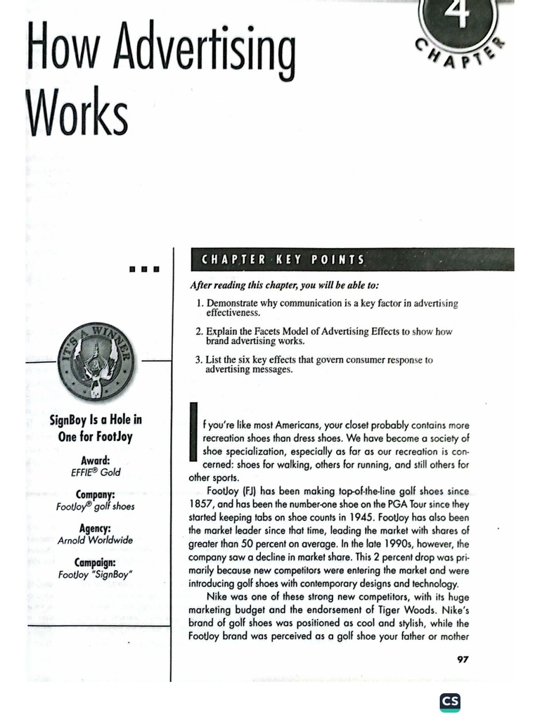 CHP 3 Advertising | PDF