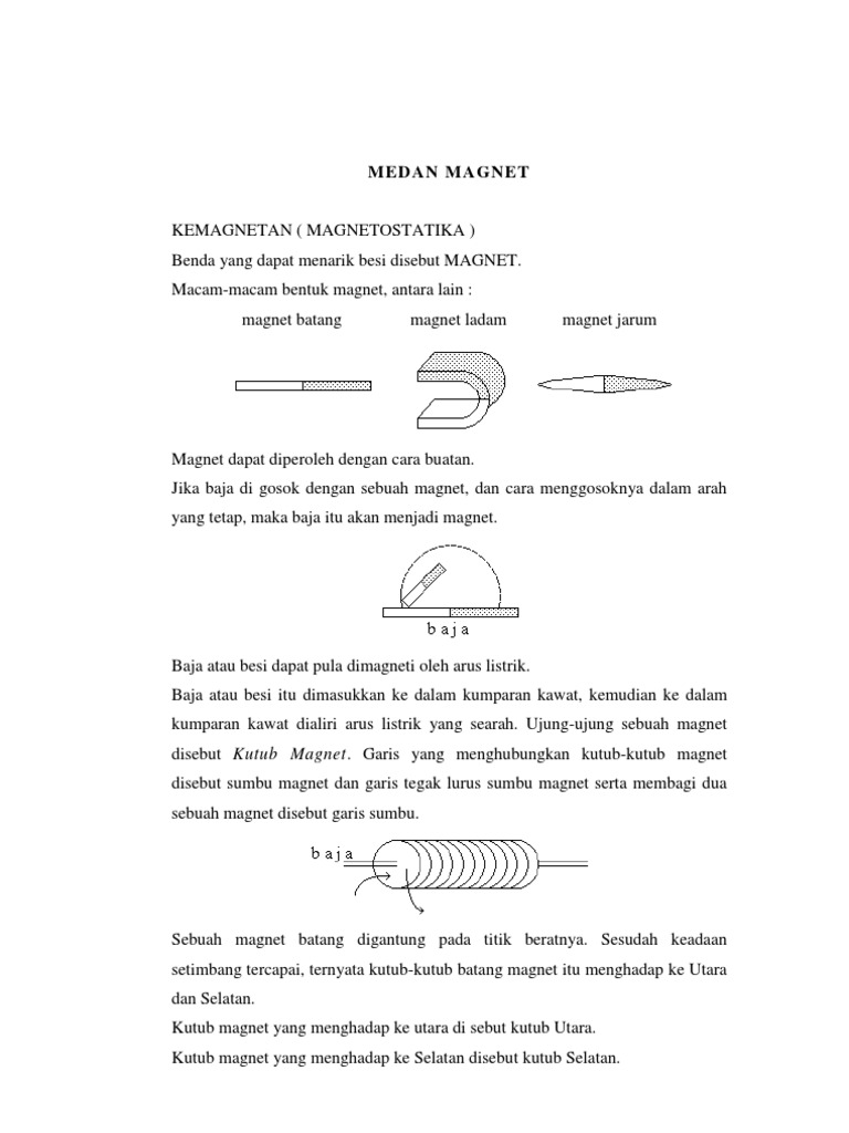 Teori Medan Magnet | PDF