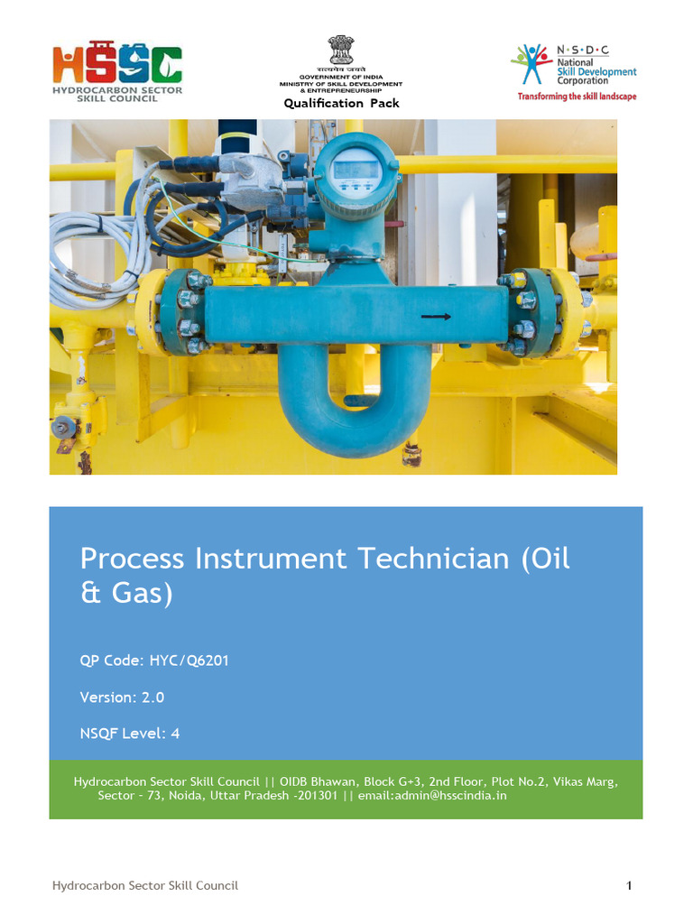 HYC_Q6201_v2.0 Process Instrument Technician.pdf_ | PDF | Flow ...