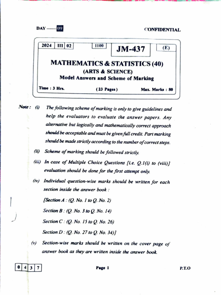 HSC board maths answers 2024 | PDF | Mathematics | Trigonometry