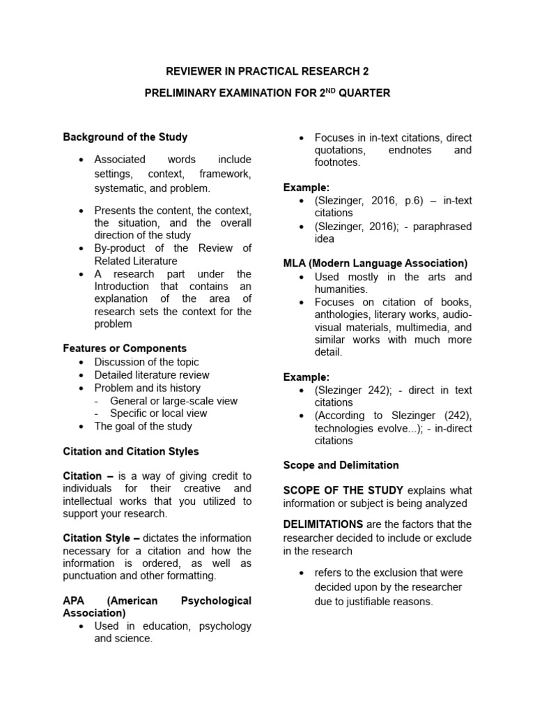 Research Framework and Citation Guide | PDF | Citation | Theory