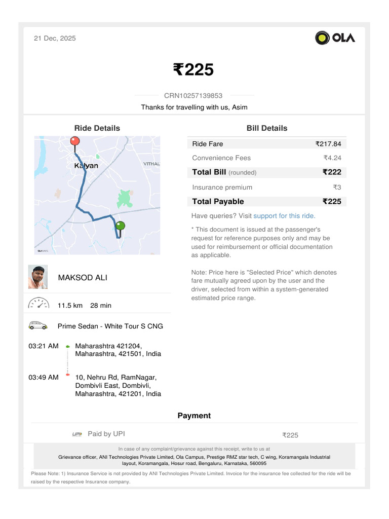 CRN10257139853 | PDF | Invoice | Receipt