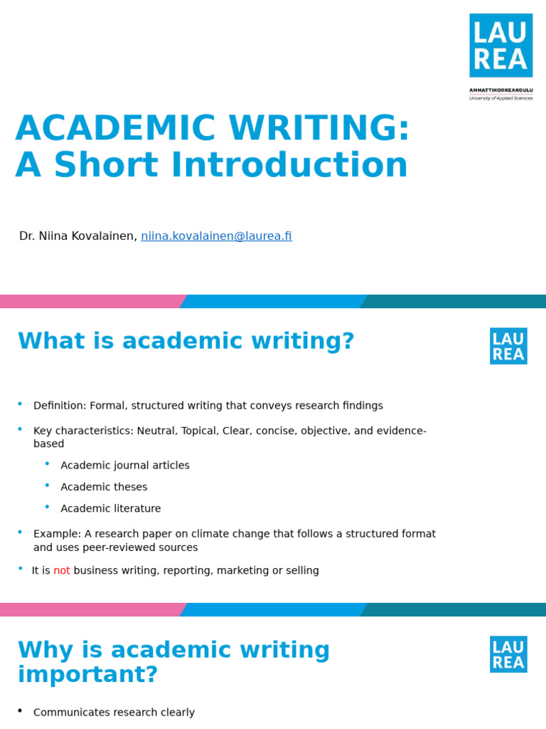 Kovalainen 05 2025 Master Thesis_On Academic Writing | PDF | Science | Methodology