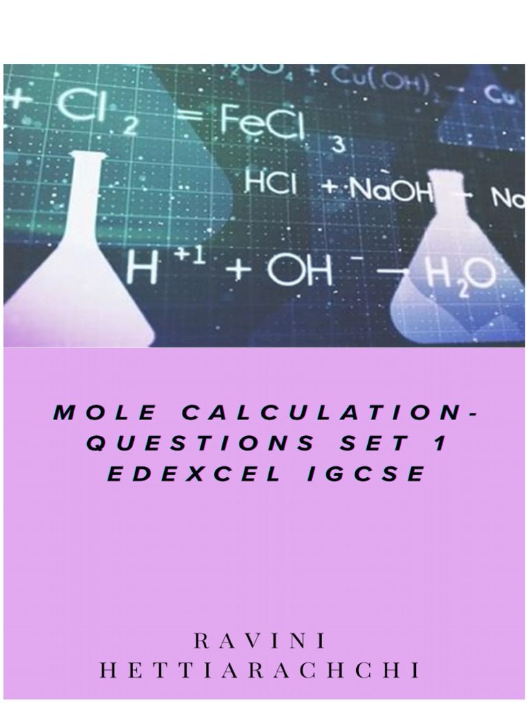 Mole Calculations Edexcel Set 1 | PDF