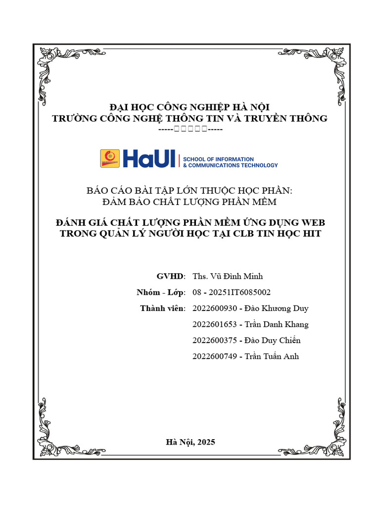 Nhóm 8 BTL DBCLPM | PDF