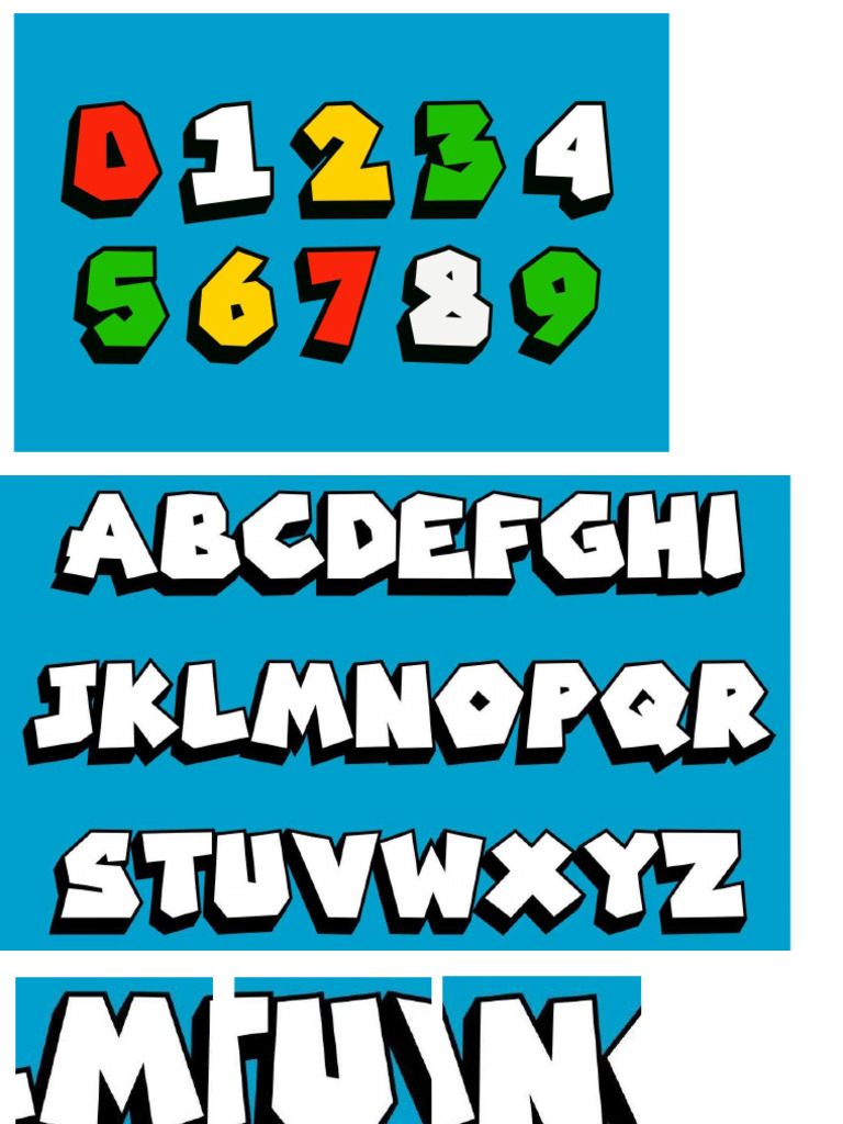 letras mario (1) | PDF