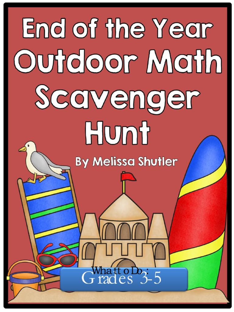 Outdoor Math Scavenger Hunt | PDF