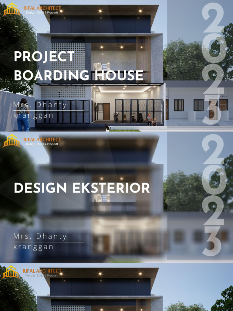 3d Visual Project Boarding House Mrs - Dhanty | PDF