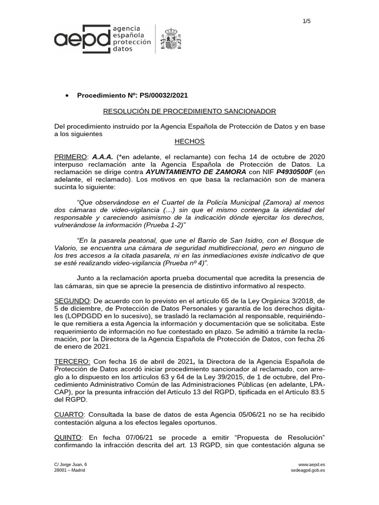 ps-00032-2021 | PDF | Gobierno
