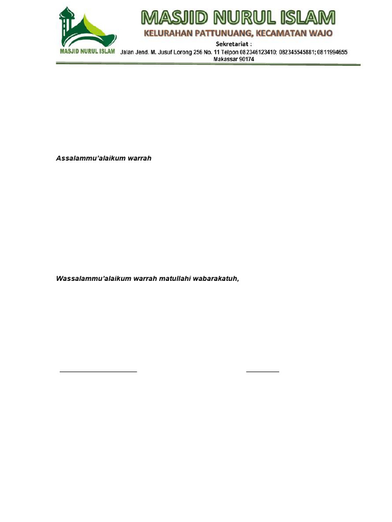 Pengajuan SK DMI Kota Makassar | PDF