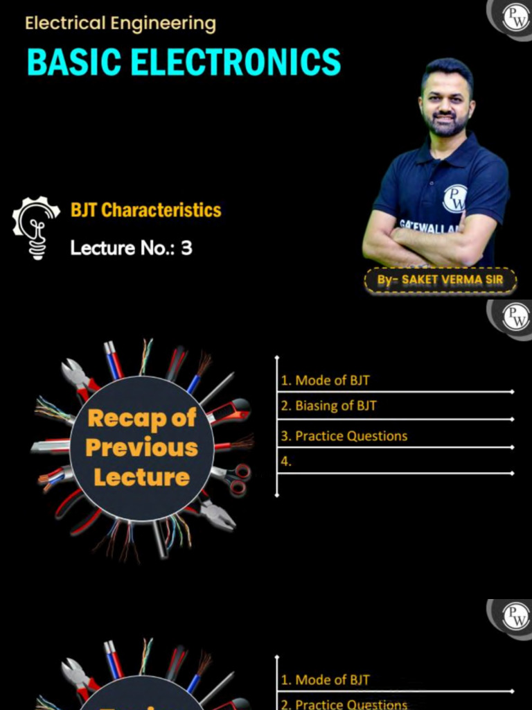 BJT Characteristics 03 Class Notes | PDF