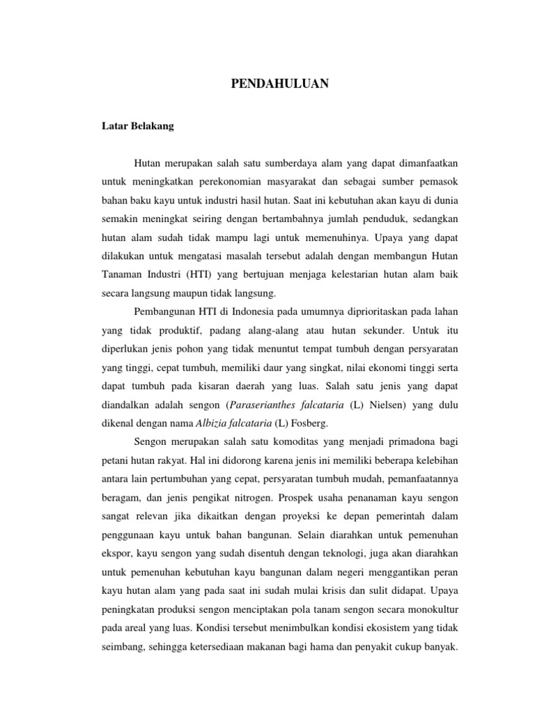 Hama Boktor Pada Tanaman Sengon | PDF