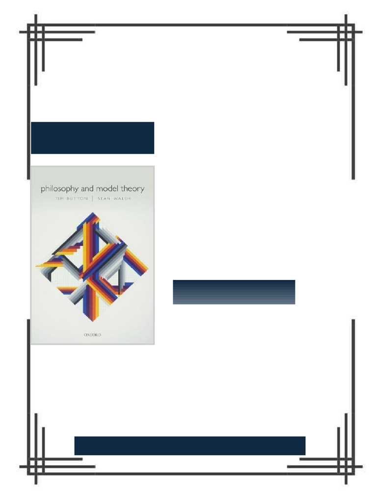 Philosophy and Model Theory Tim Button ebook readable instantly | PDF ...