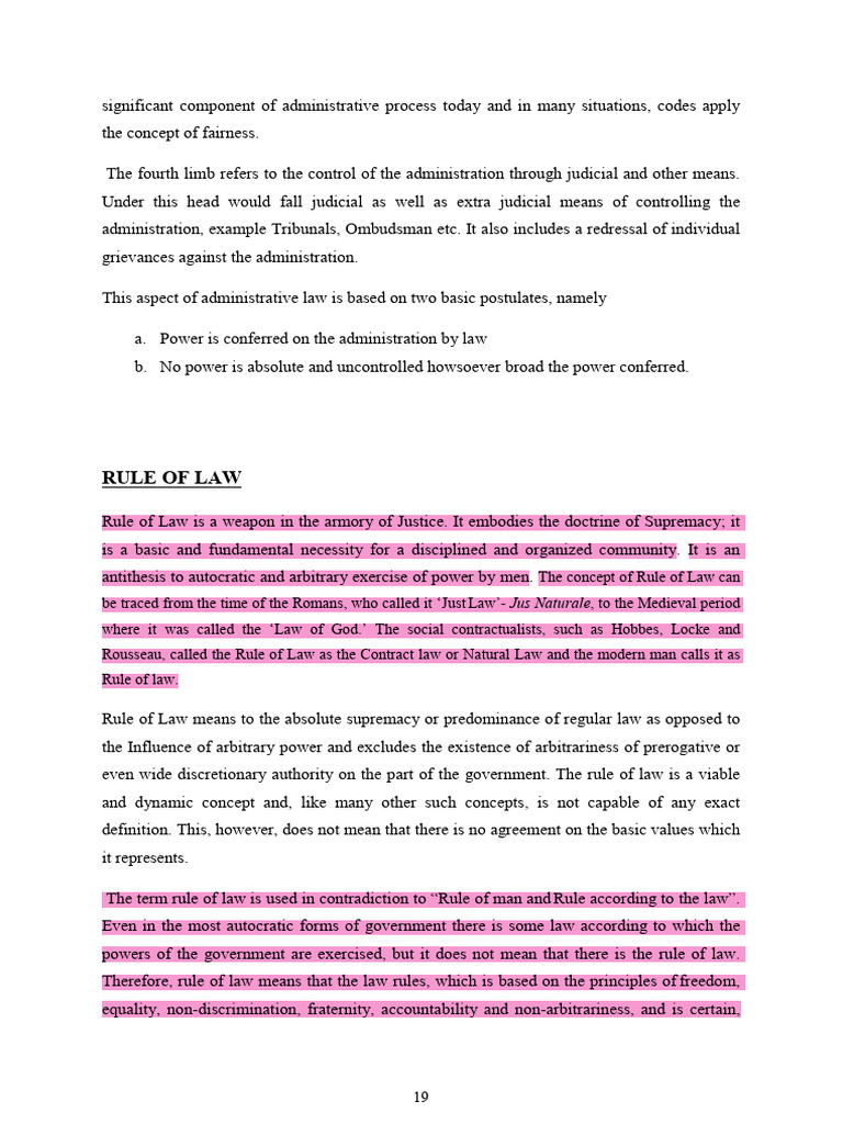 Understanding the Rule of Law Principles | PDF | Rule Of Law ...