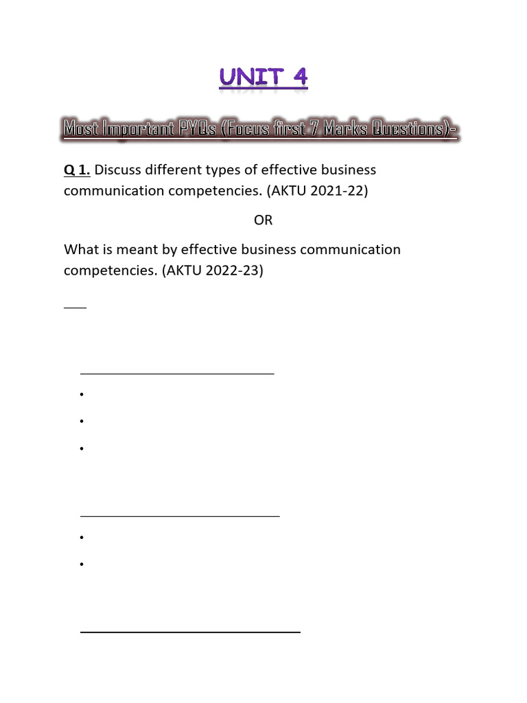 Effective Business Communication Skills | PDF | Communication | Thought