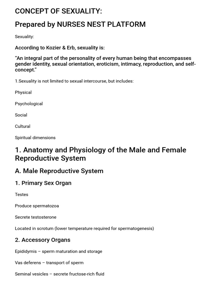 Understanding Human Sexuality Basics | PDF | Human Sexuality ...