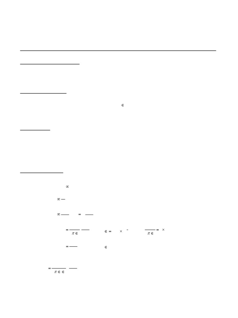 Formula Sheet Class 12 | PDF | Electric Field | Electron