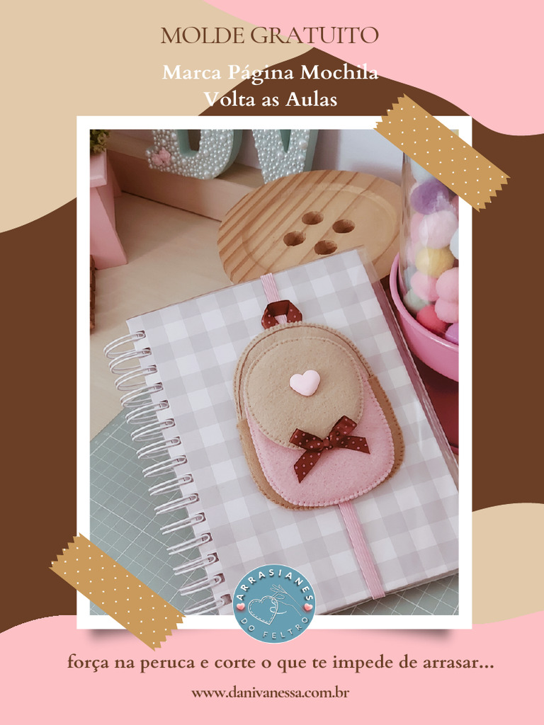 Mochila Volta as Aulas -DANI VANESSA - molde gratuito DV - 2026 (1) | PDF