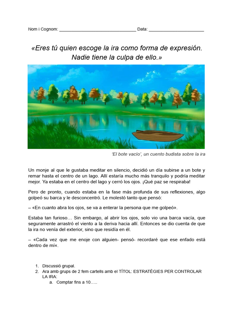 El Bote Vacío - La Ira | PDF