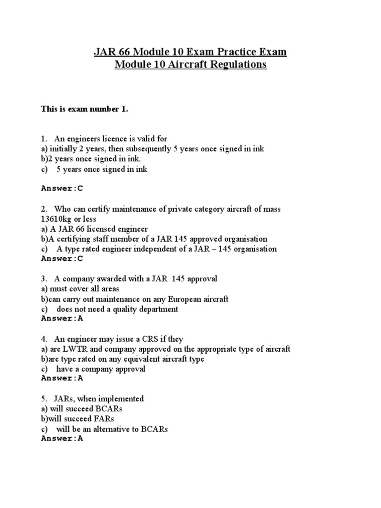 Aircraft Maintenance Exam Prep | PDF | Federal Aviation Administration ...