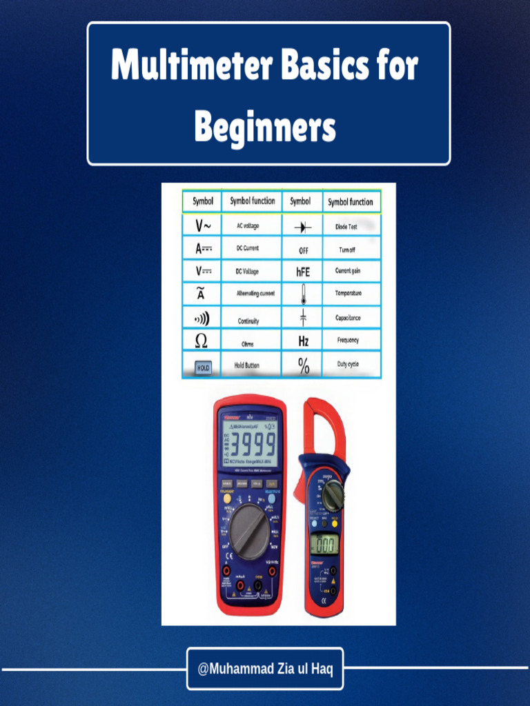 Multimeter Basics for Beginners | PDF