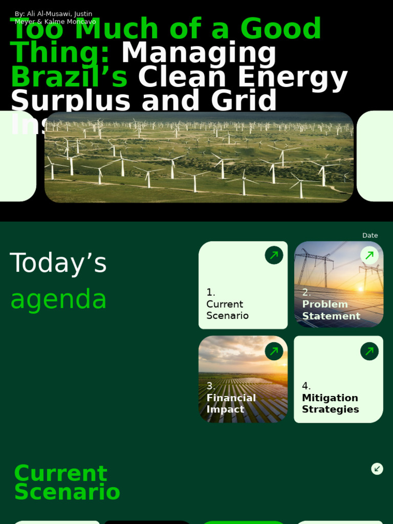 Brazil’s Clean Energy Surplus and Grid Instability | PDF | Solar Power ...