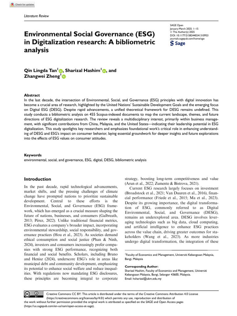 Tan Et Al 2025 Environmental Social Governance (Esg) in Digitalization ...