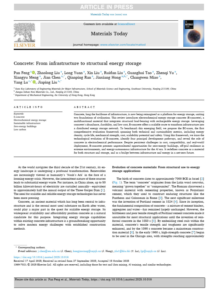 Concrete_ From infrastructure to structural energy storage | PDF ...