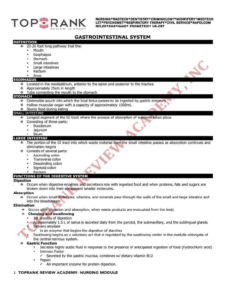 12 MS Gastrointestinal | PDF