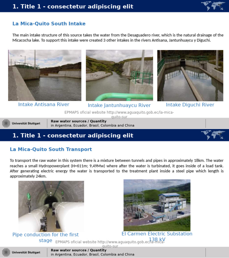 Raw Water Sources in South America and China | PDF