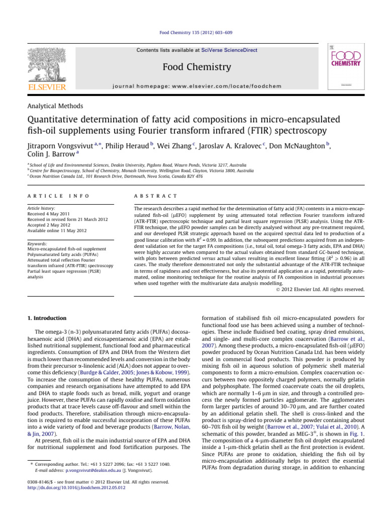 Quantitative determination of fatty acid compositions in micro ...