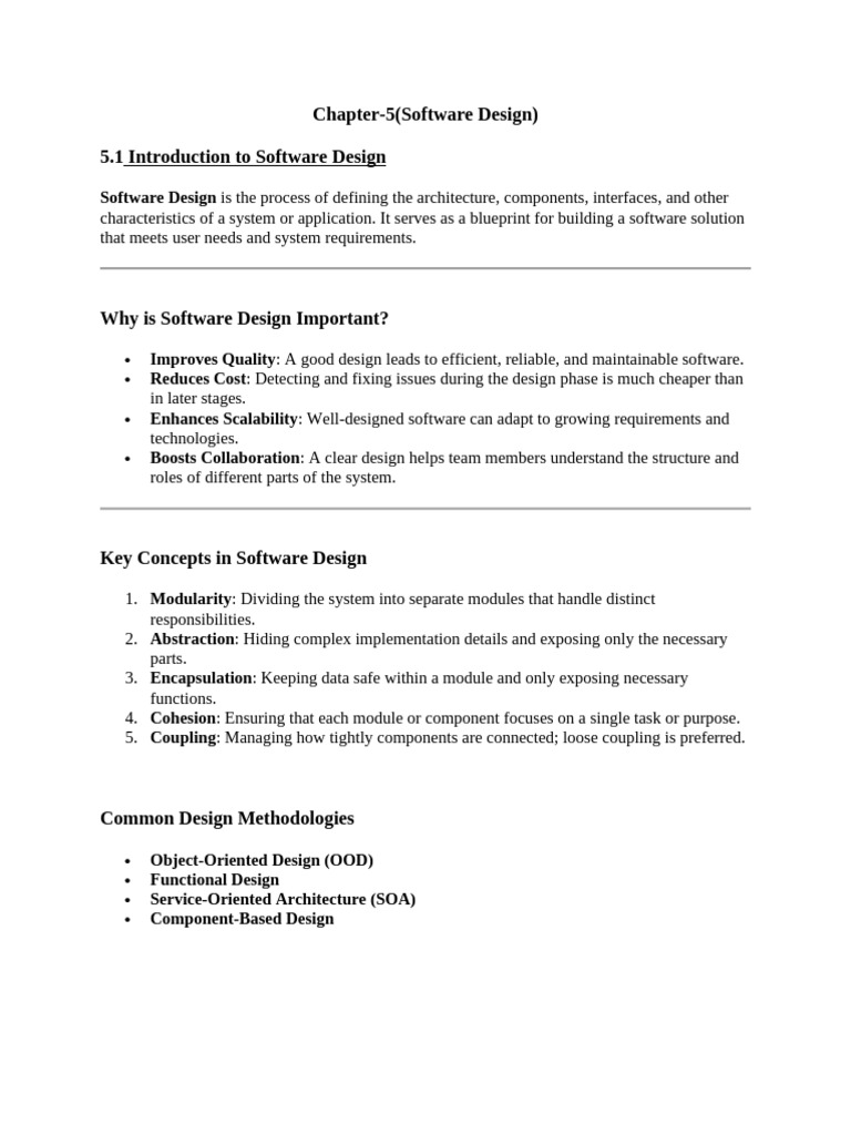 Software Design | PDF | Modular Programming | System